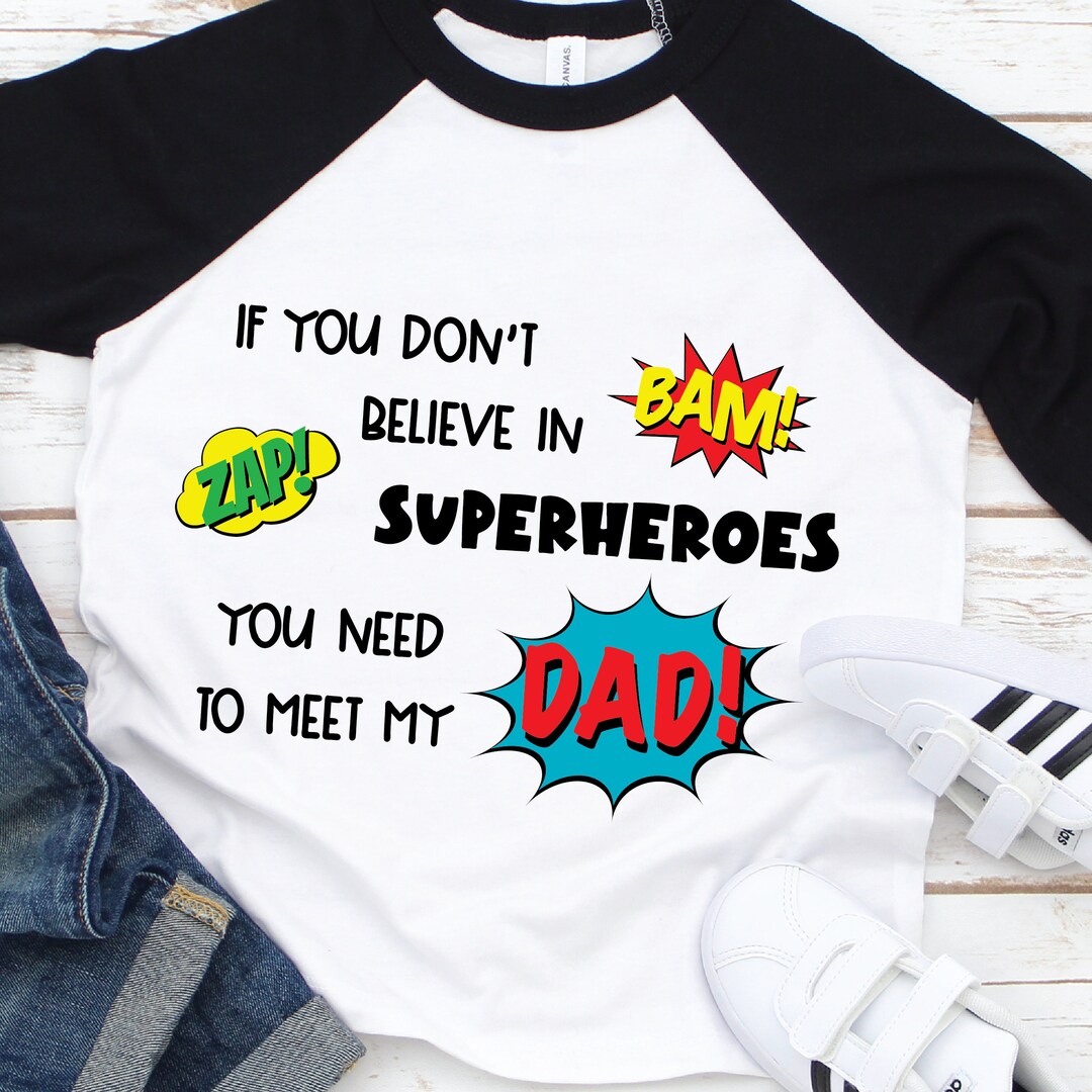 Superhero Dad SVG, Superhero Shirt Design, Dad, Superhero, Fathers Day ...