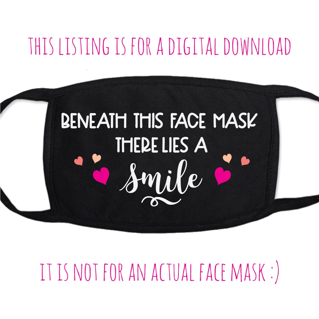 Face Mask Design, Face Mask SVG, Face Mask Slogan, Quote, Face Mask ...