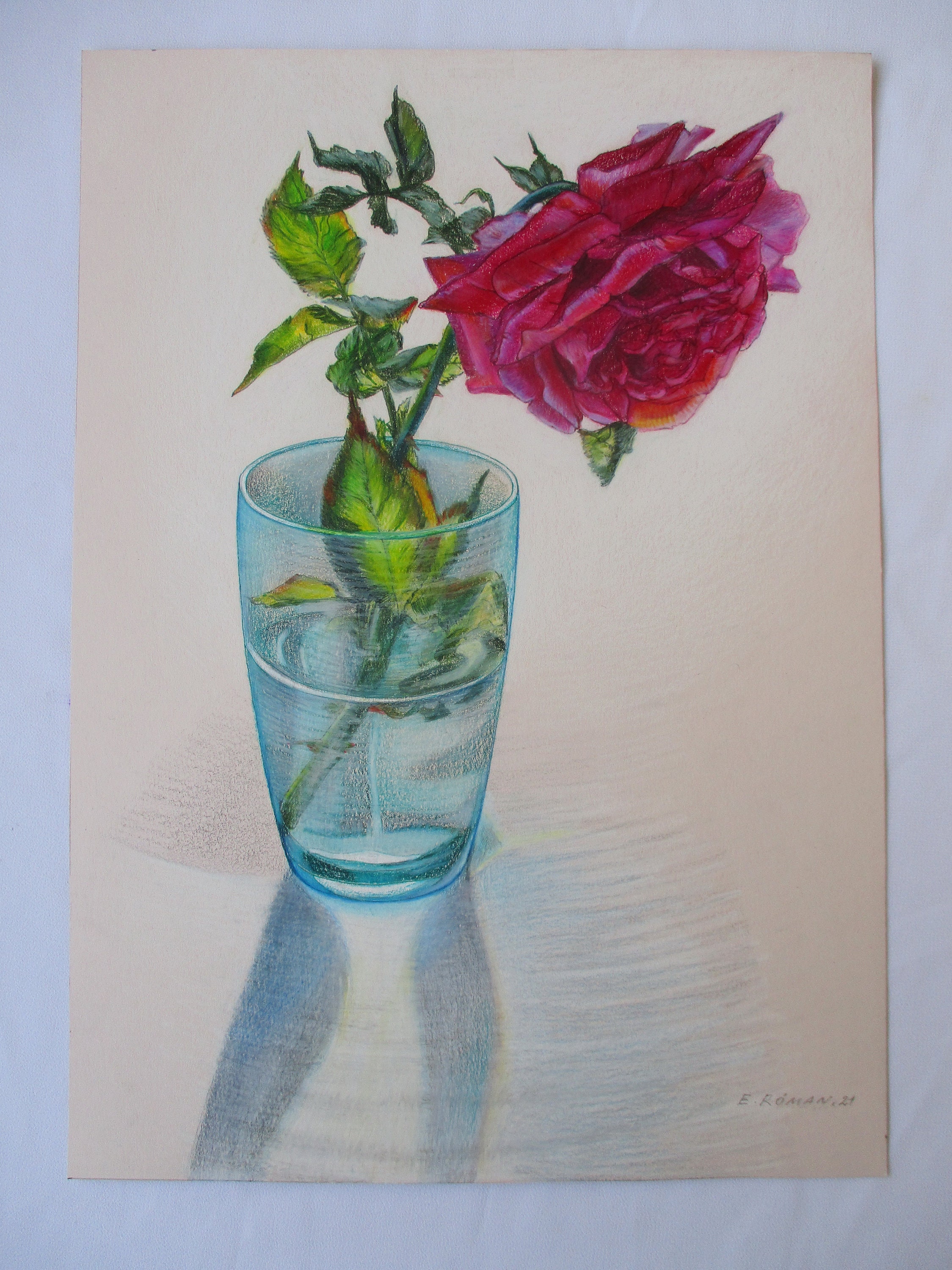 Flower Vase Pencil Shading
