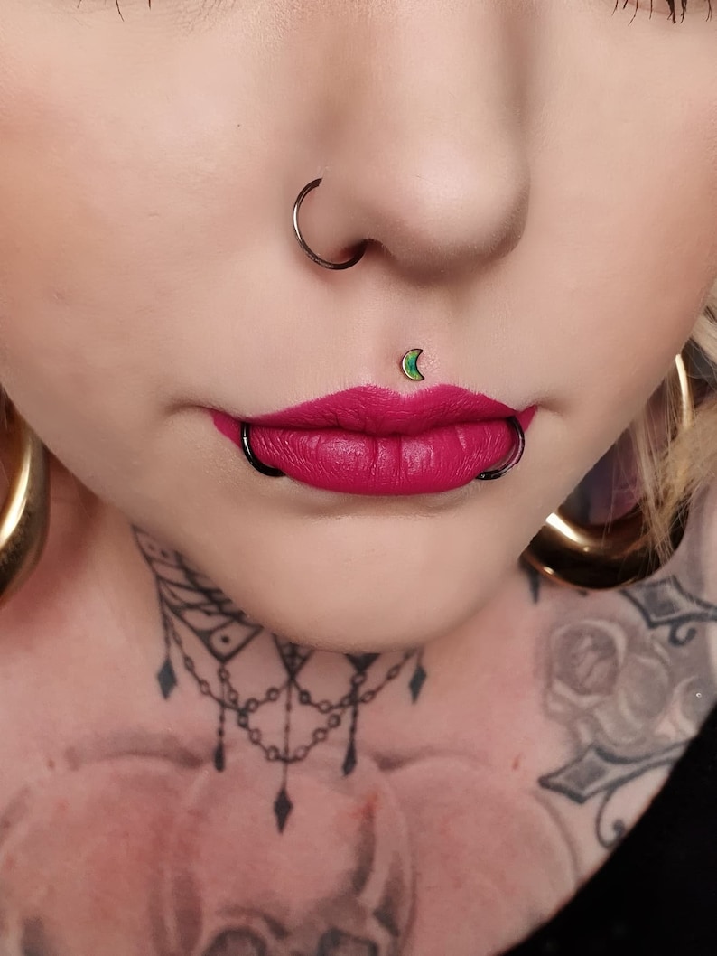 Labret Monroe Stud Bars Tragus Cartilage Helix Ear Lip Nose - Etsy