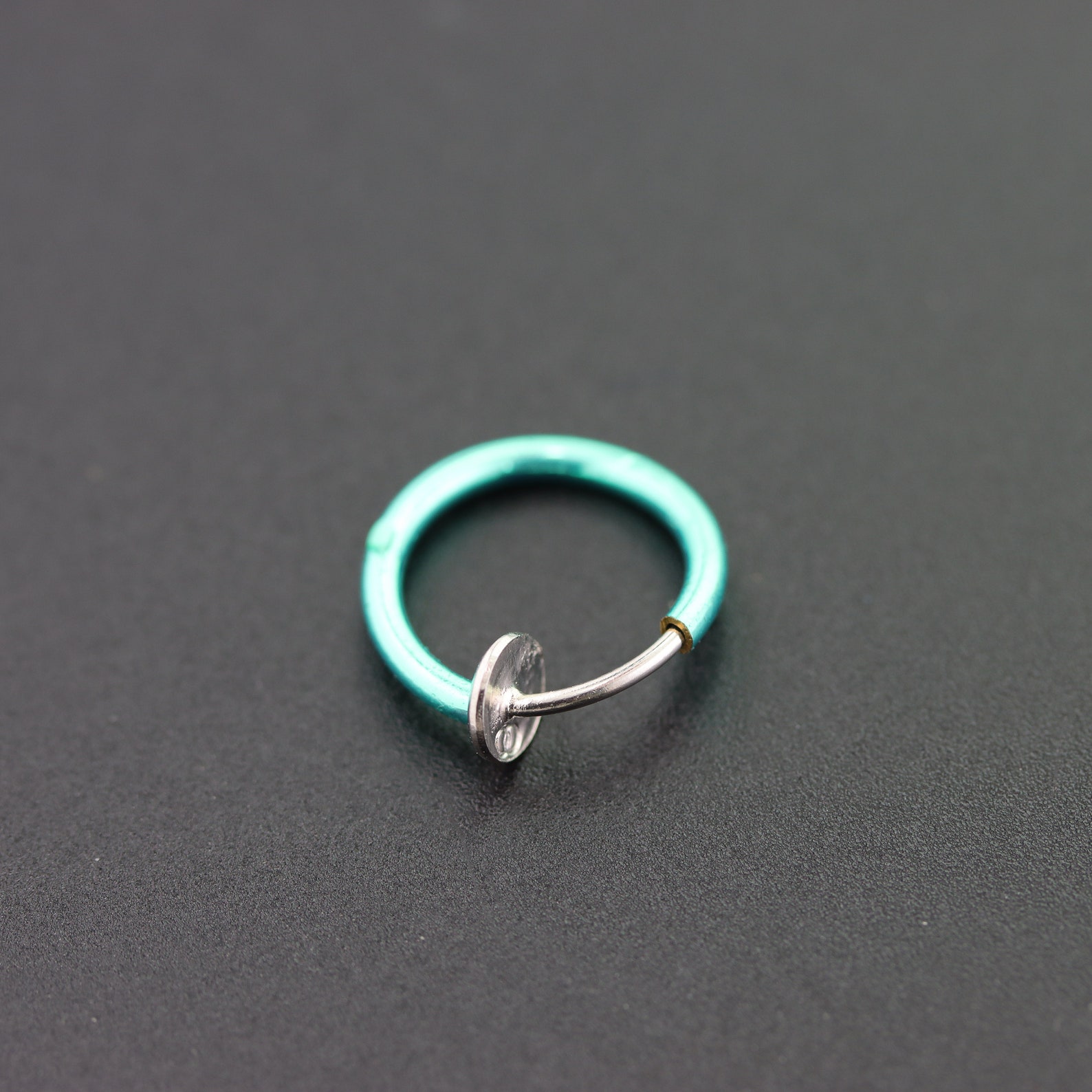 Fake Spring Clip on Nose Ring Septum Ring Lip Ring Fake Earring ...