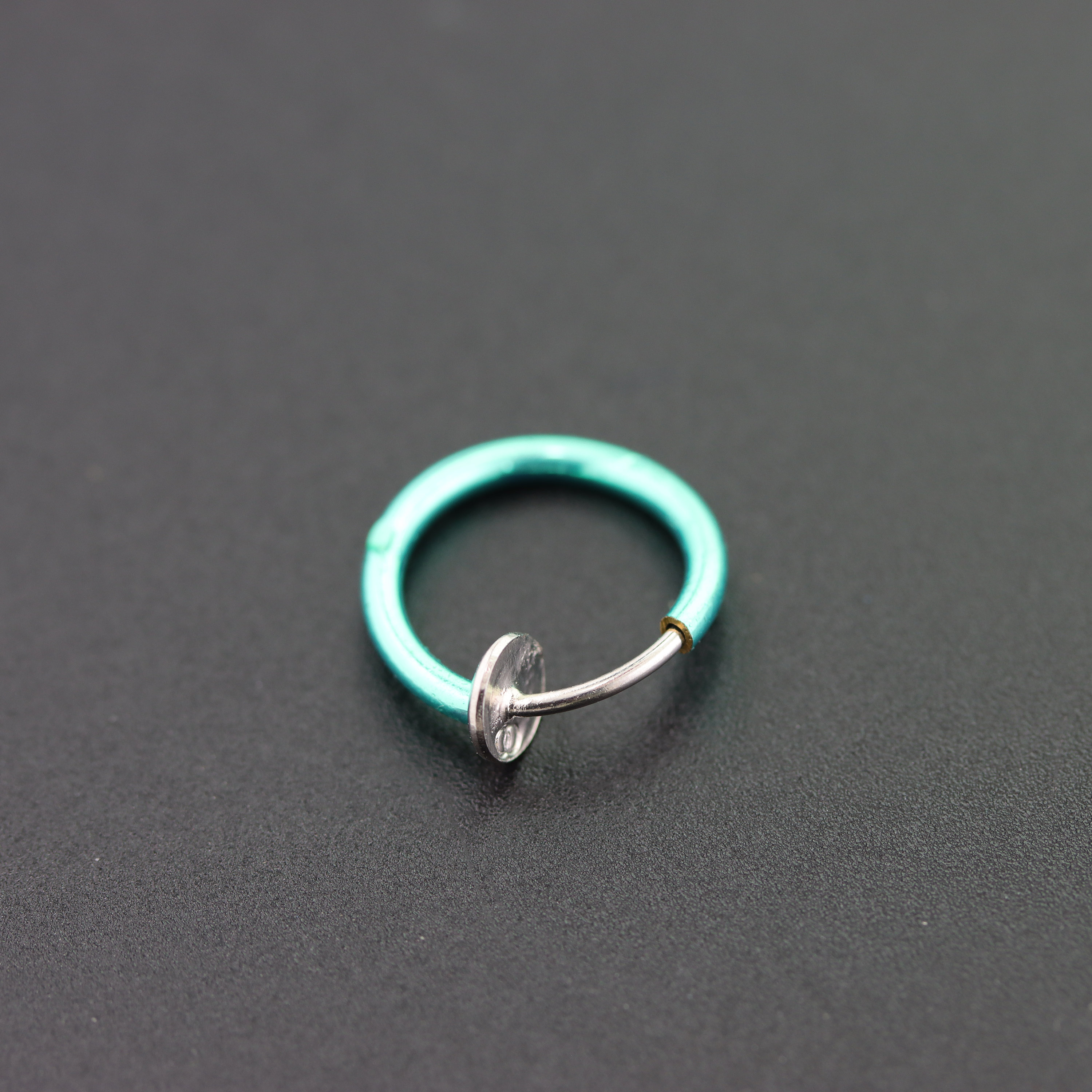 Fake Spring Clip on Nose Ring Septum Ring Lip Ring Fake Earring ...