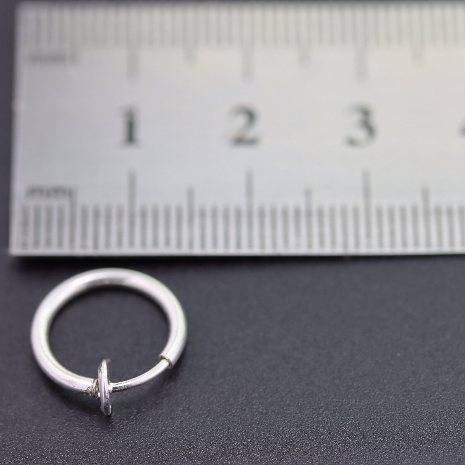 Fake Spring Clip on Nose Ring Septum Ring Lip Ring Fake Earring ...