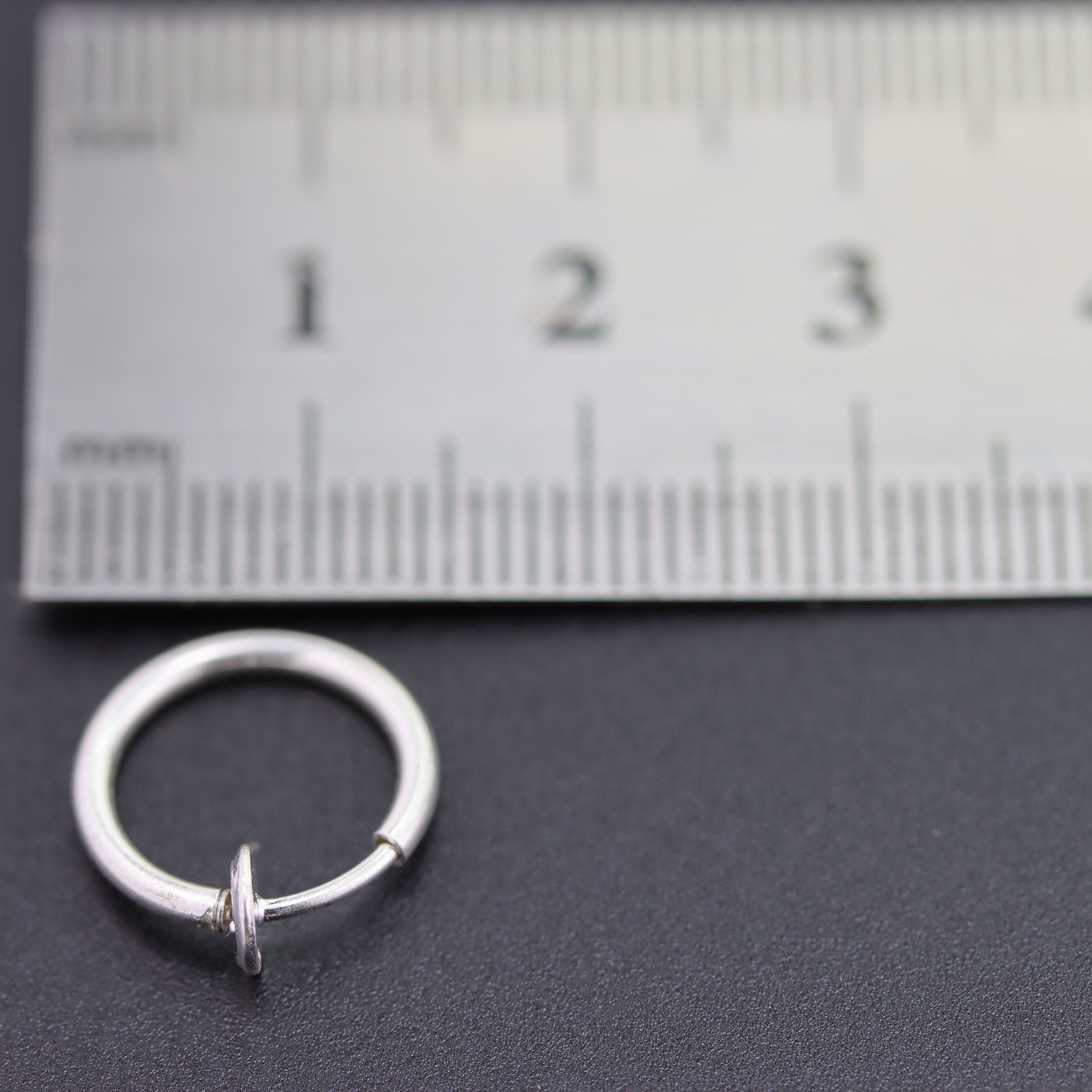 Fake Spring Clip on Nose Ring Septum Ring Lip Ring Fake Earring ...