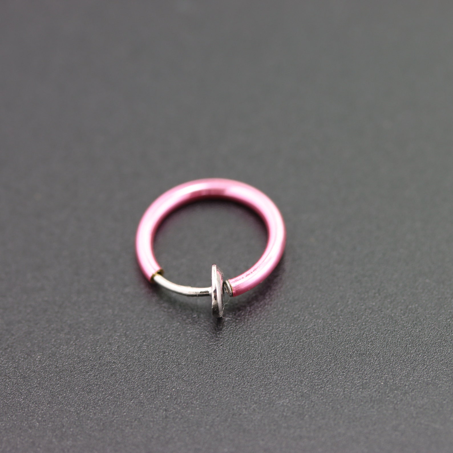 Fake Spring Clip on Nose Ring Septum Ring Lip Ring Fake Earring ...