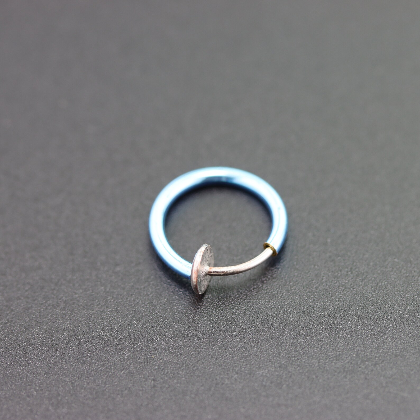 Fake Spring Clip on Nose Ring Septum Ring Lip Ring Fake Earring ...