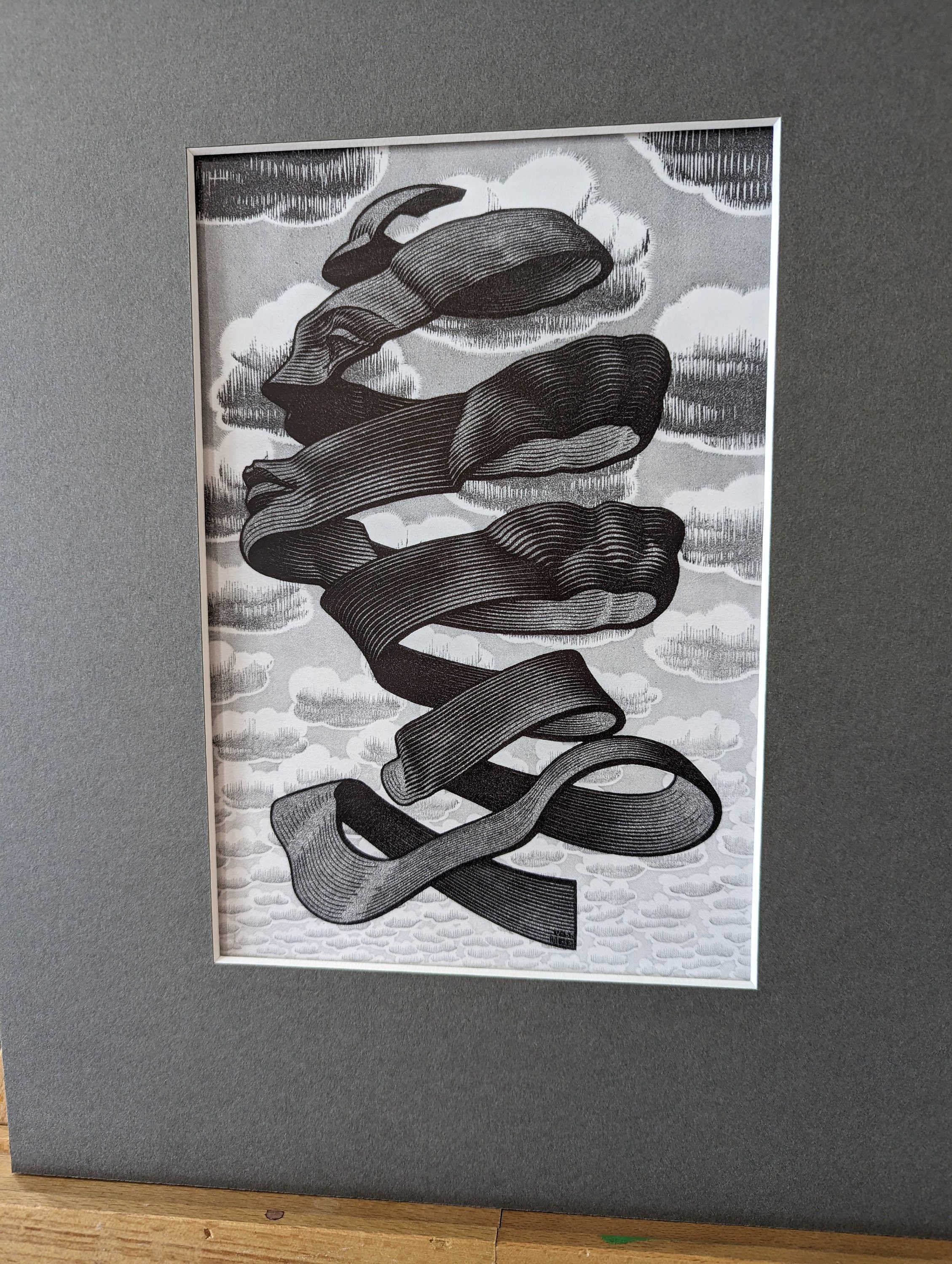 MC Escher Matted Print- Rind - Etsy