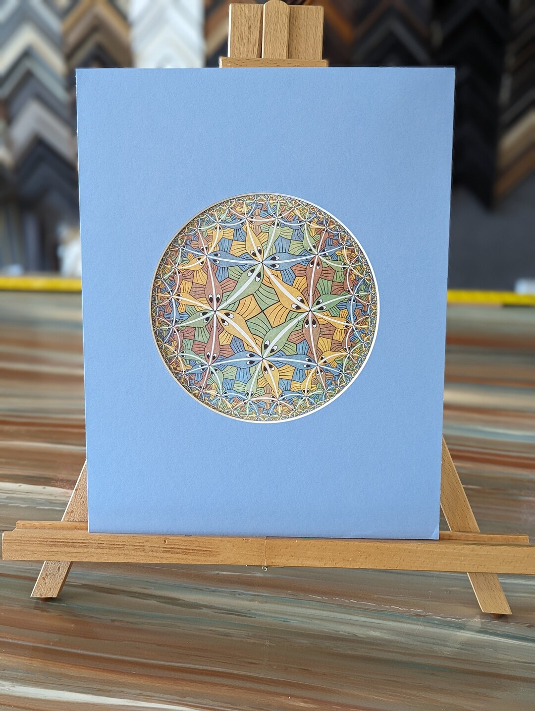 MC Esher Matted Art Circle Limit III - Etsy