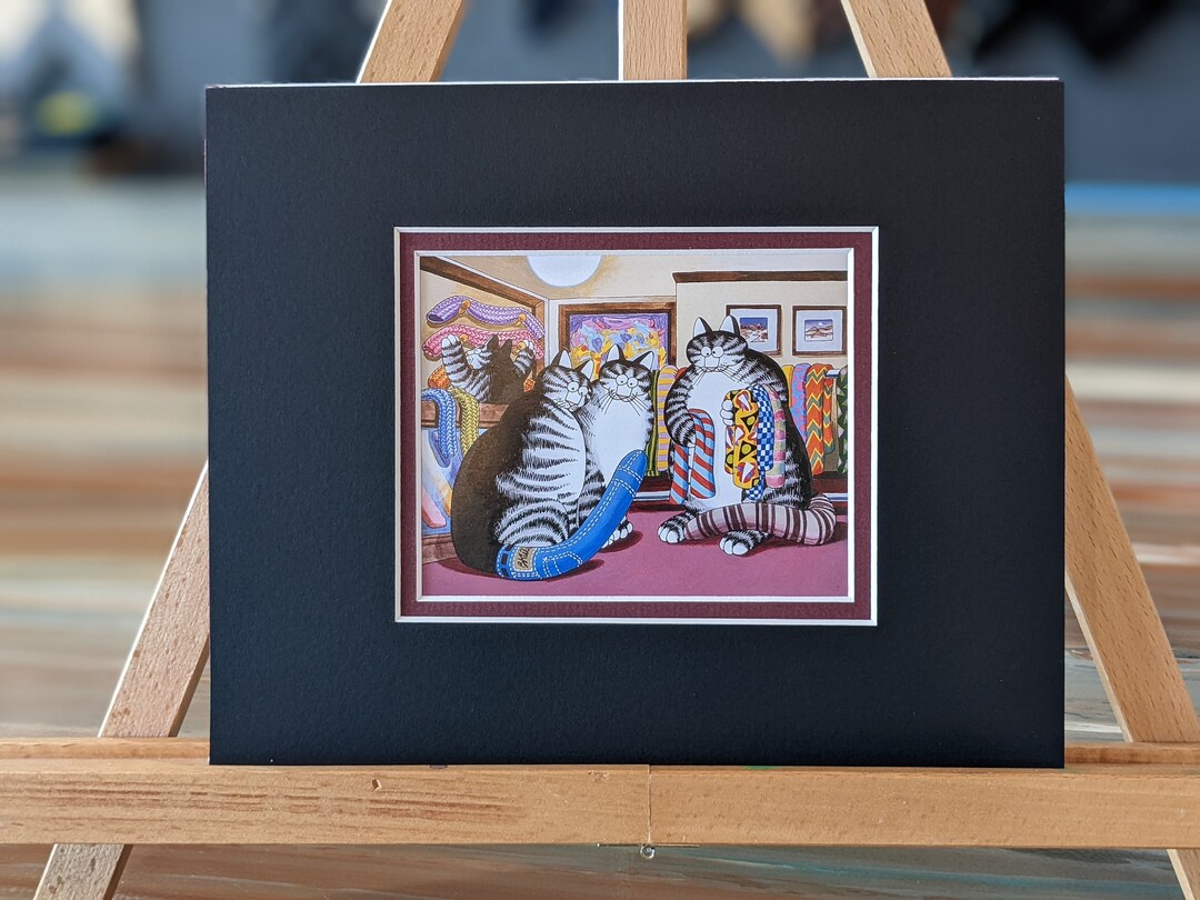 Kliban Cat From Calendar / Fashion Cats - Etsy