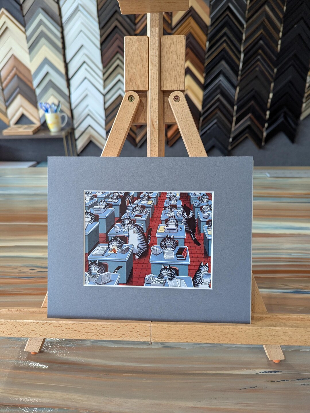 Kliban Cat From Calendar / Cubicle Cats - Etsy