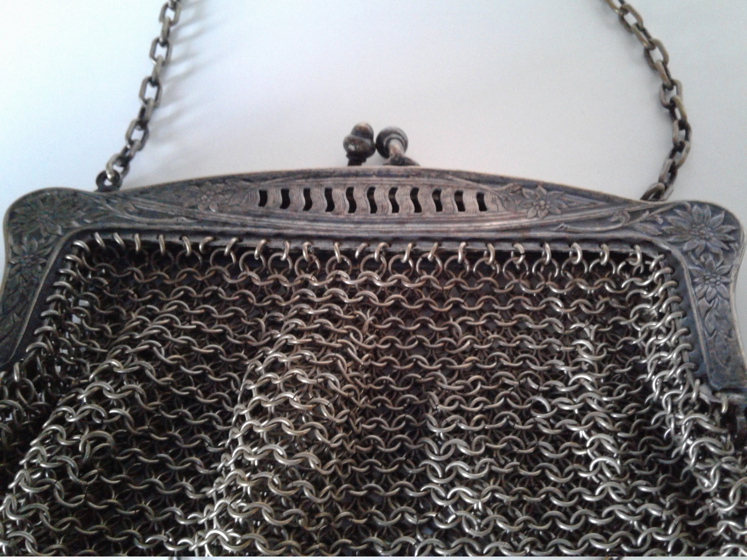 Vintage Chainmail Mesh Purse - Etsy