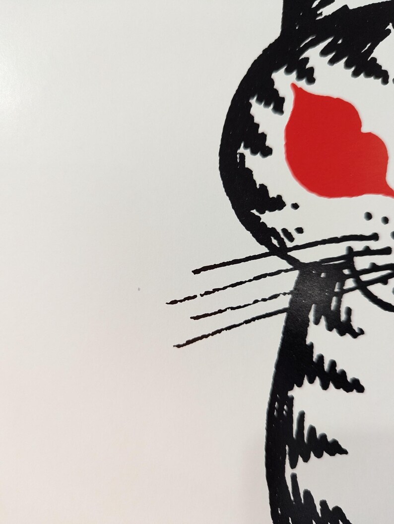 Kliban Cat Poster- 1977 Love a Cat. - Etsy