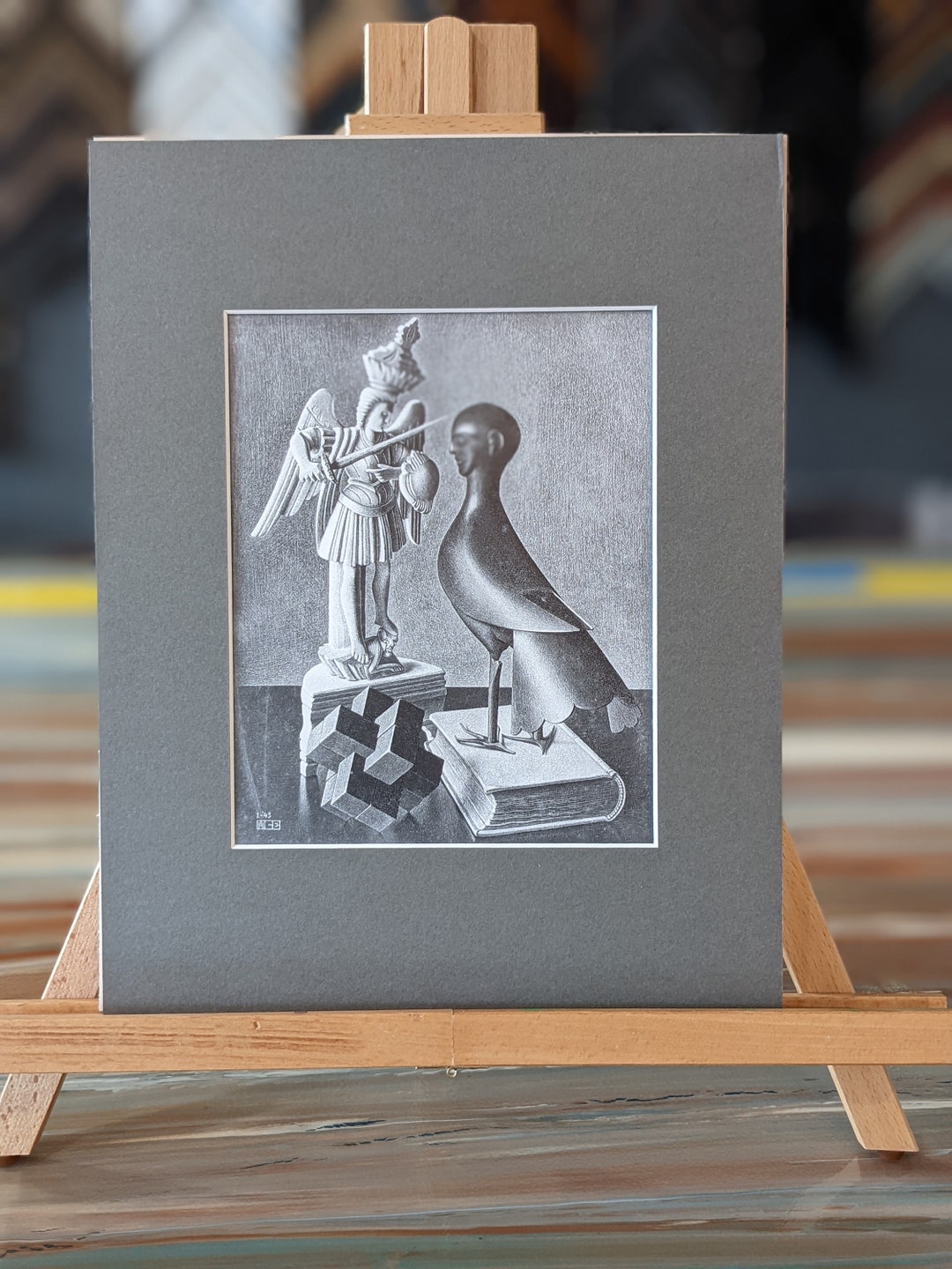 MC Escher Still Life - Etsy