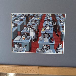 Kliban Cat From Calendar / Cubicle Cats - Etsy