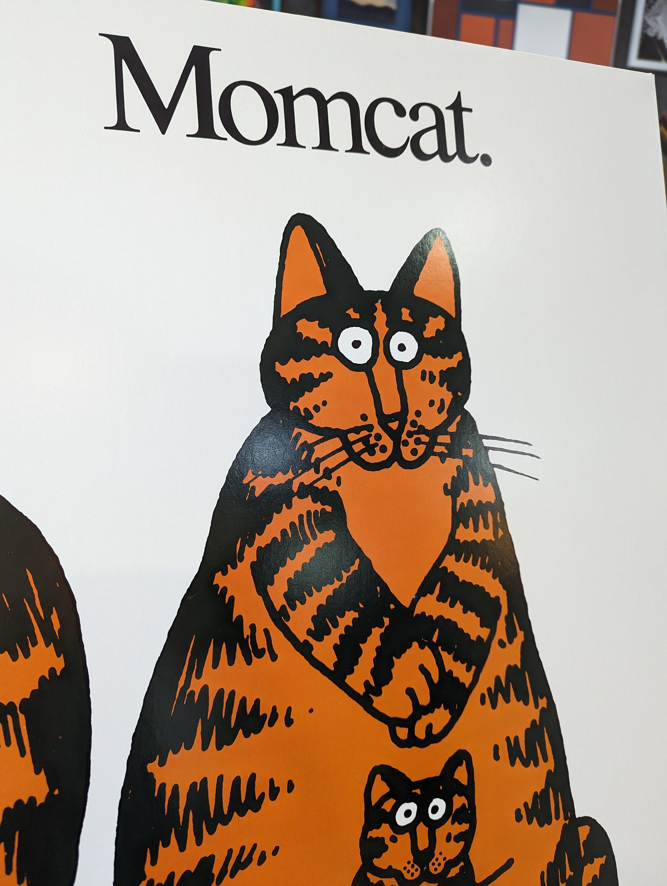 Kliban Cat Poster 1977 Mom Cat - Etsy