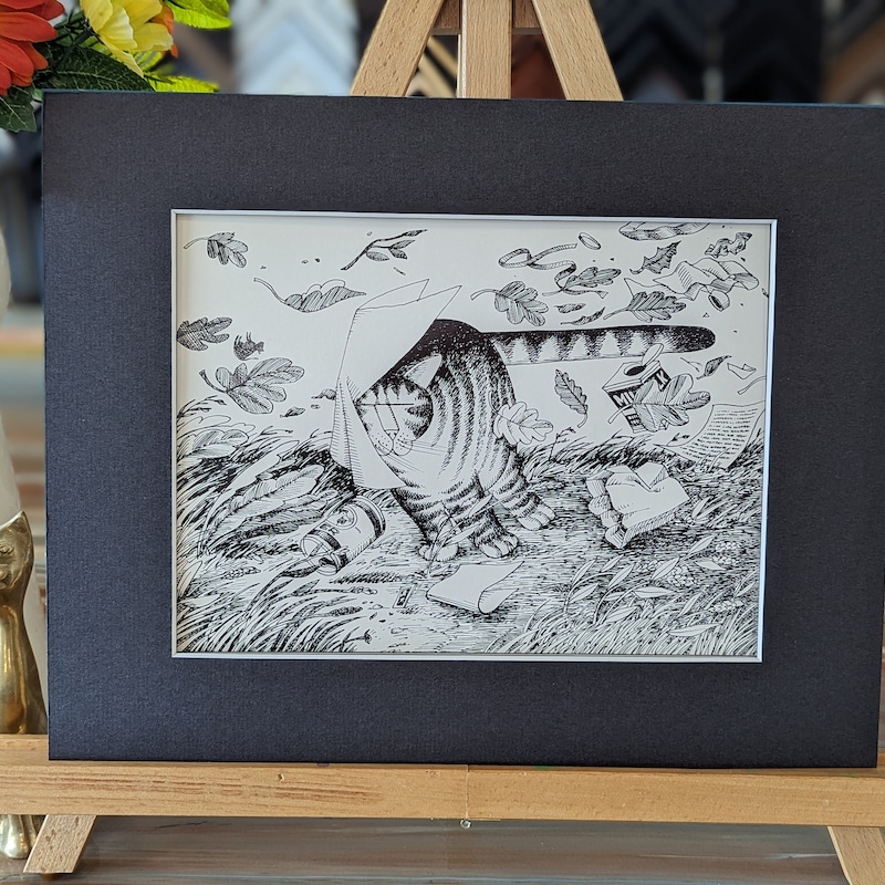 Kliban Cat Print - Etsy