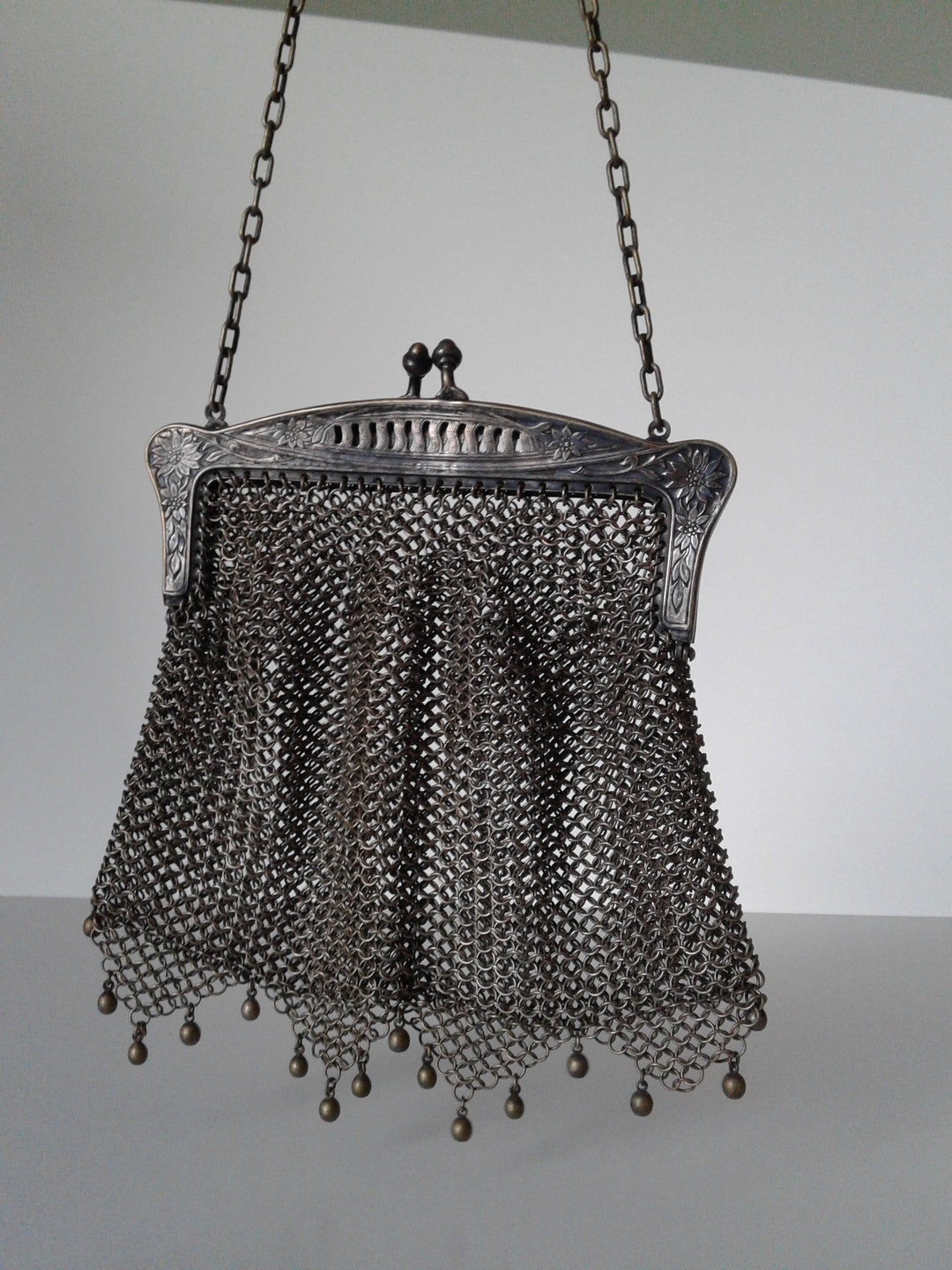 Vintage Chainmail Mesh Purse - Etsy