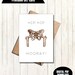 Hip Hip Hooray Printable Greeting Card, Hip Card, Funny Hip Card, Card ...
