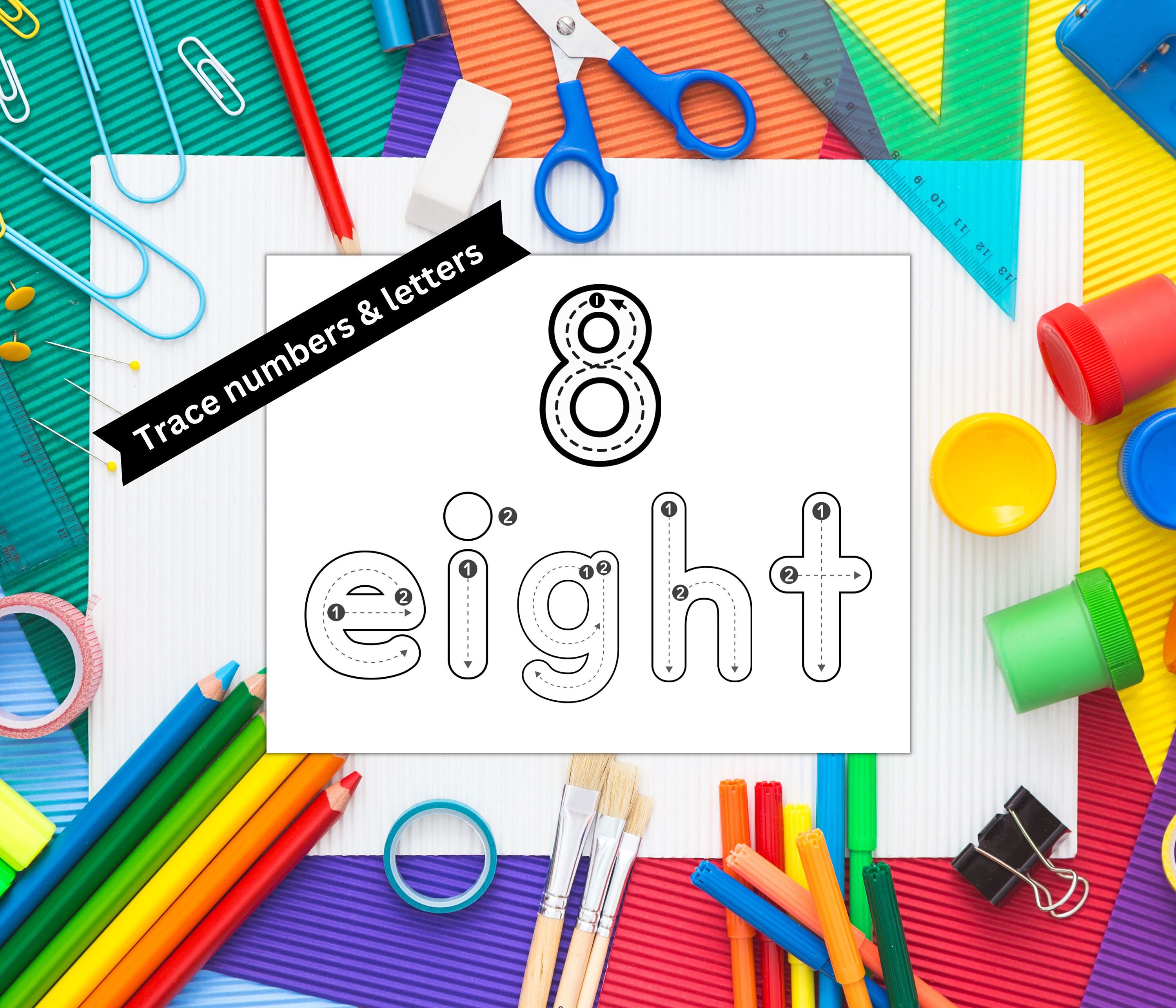 Printable Coloring Pages Homeschool Preschool Letters and Numbers ...
