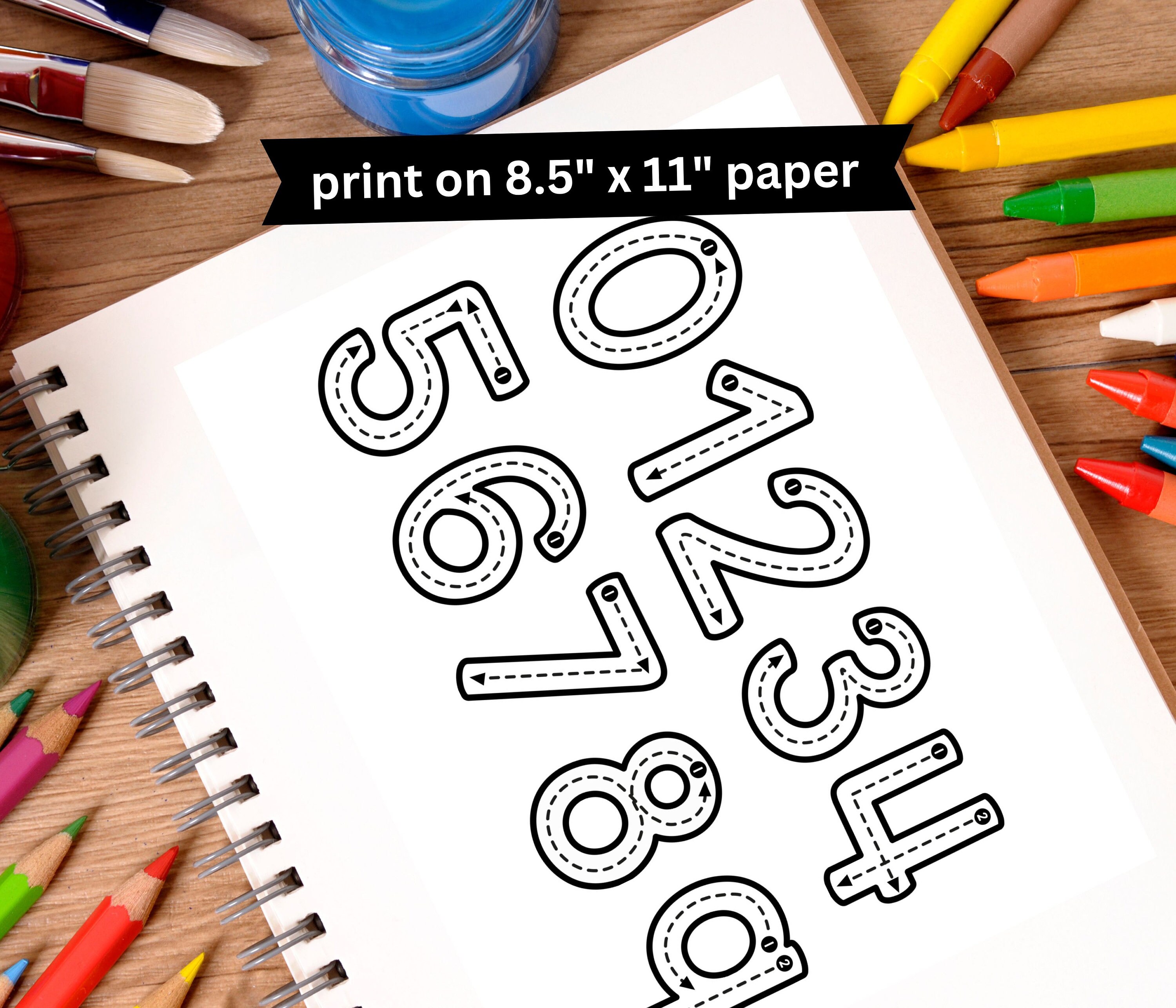 Printable Coloring Pages Homeschool Preschool Letters and Numbers ...