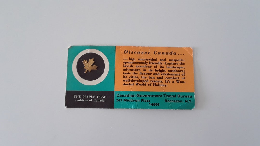 Vintage 1950s Maple Leaf Stick Pin - Etsy