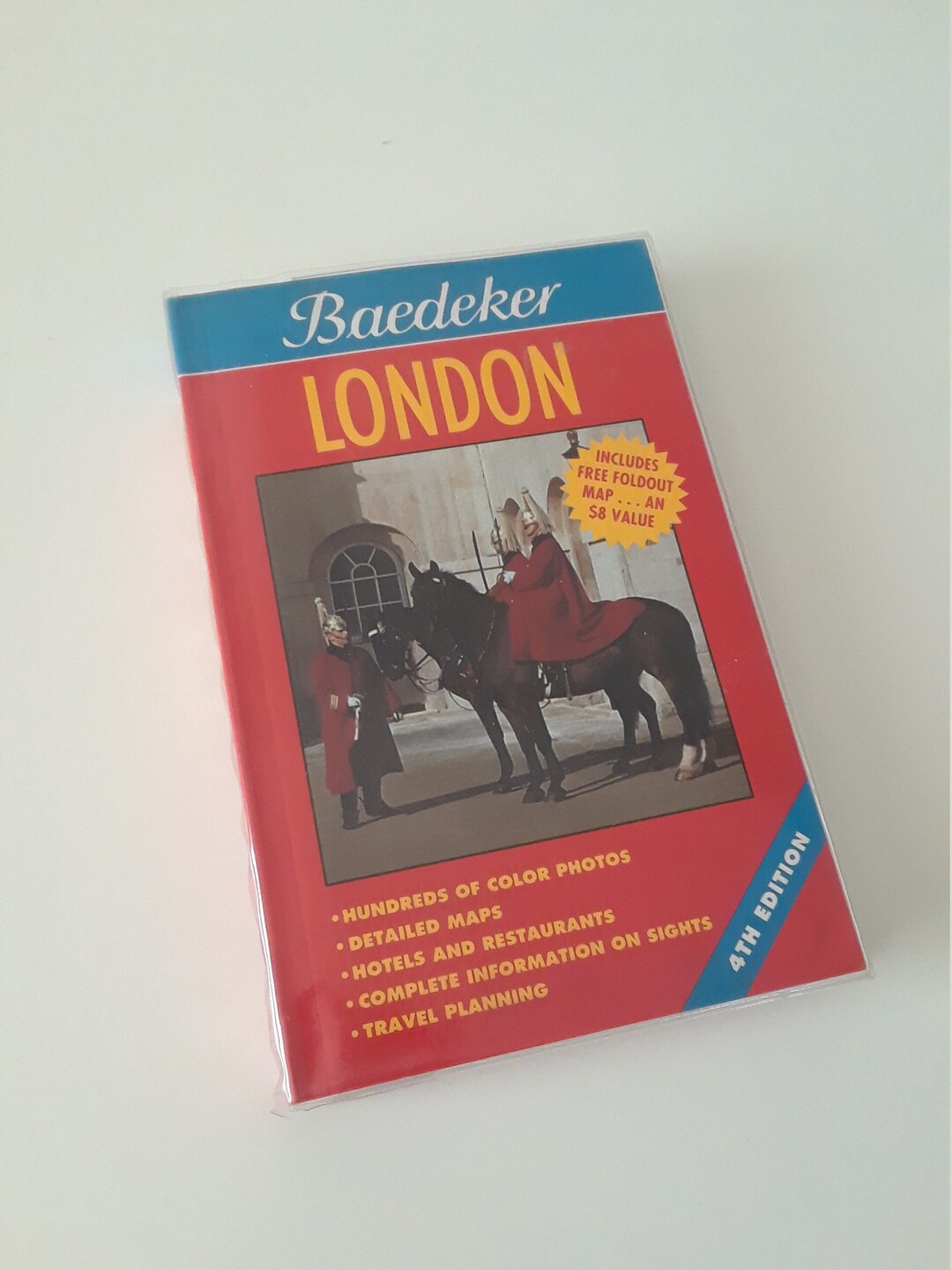 Vintage London Travel Guide and Map baedeker - Etsy