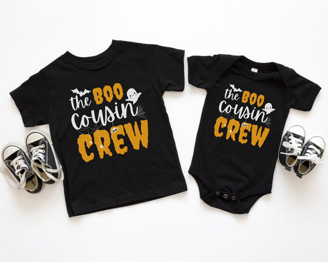 The Boo Cousin Crew Shirt Halloween Cousin Crew Shirt Spooky Halloween ...