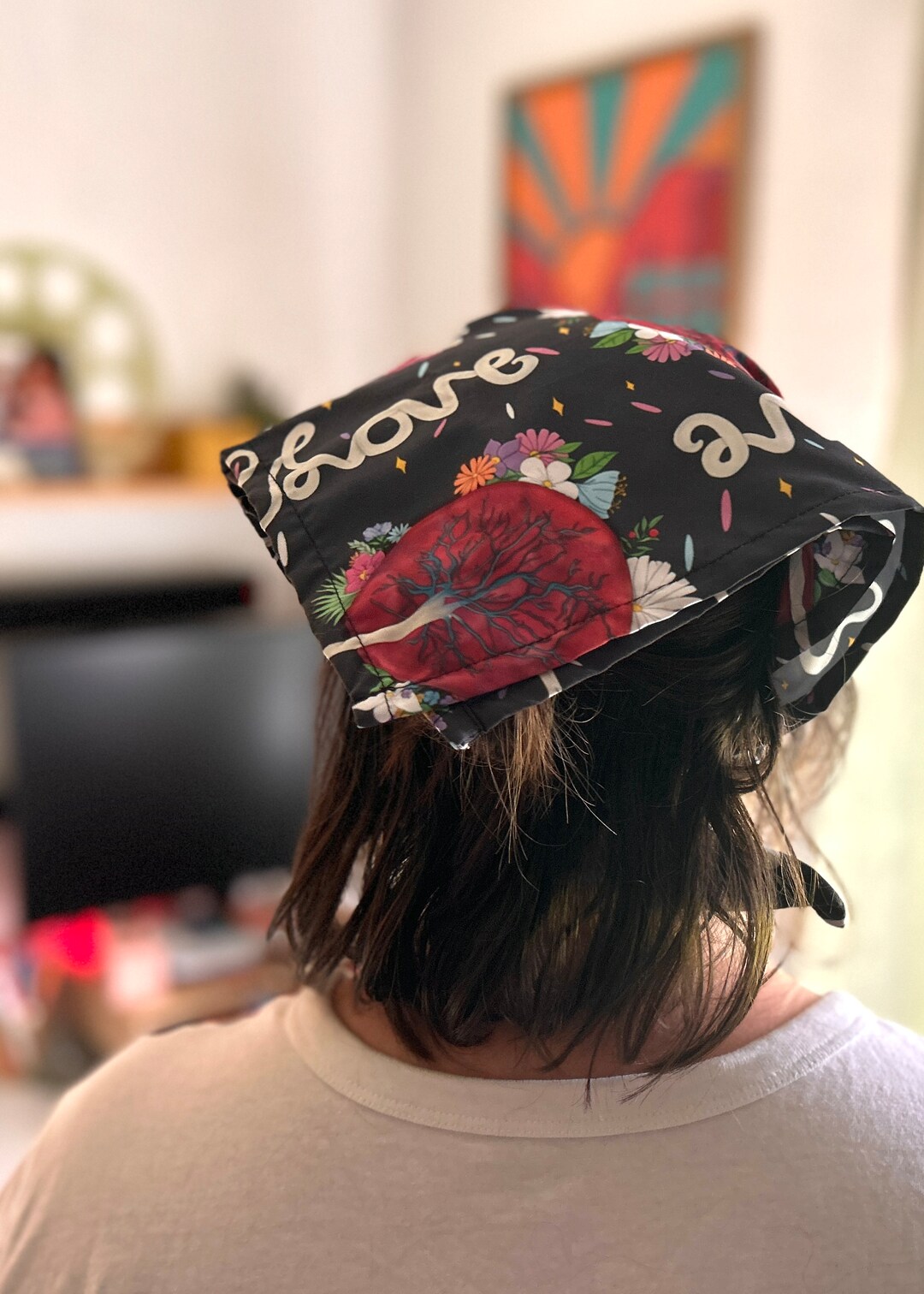 Birthwork Bandana | Doula Print | Hair Accessories | Placenta ...