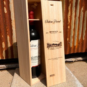 Chateau Picard Wine Box Inspired by Star Trek Picard | Housewarming ...