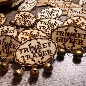 Trinket Trader Gifter Renaissance Themed Wooden Pins | Funny Ren Faire ...