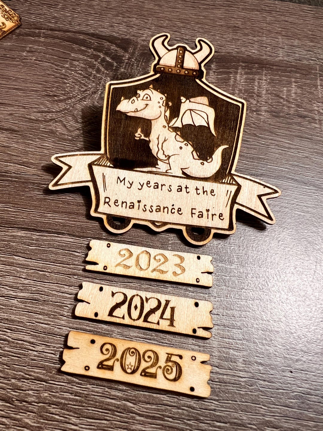 Kids Renaissance Themed Season Pass Wooden Pins | Funny Ren Faire ...