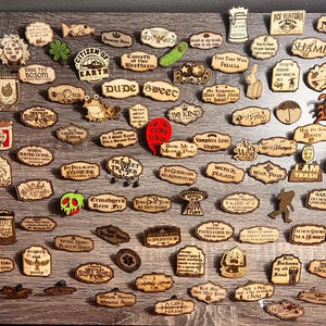 Renaissance Themed Wooden Pins | Funny Ren Faire Humorous Badges ...