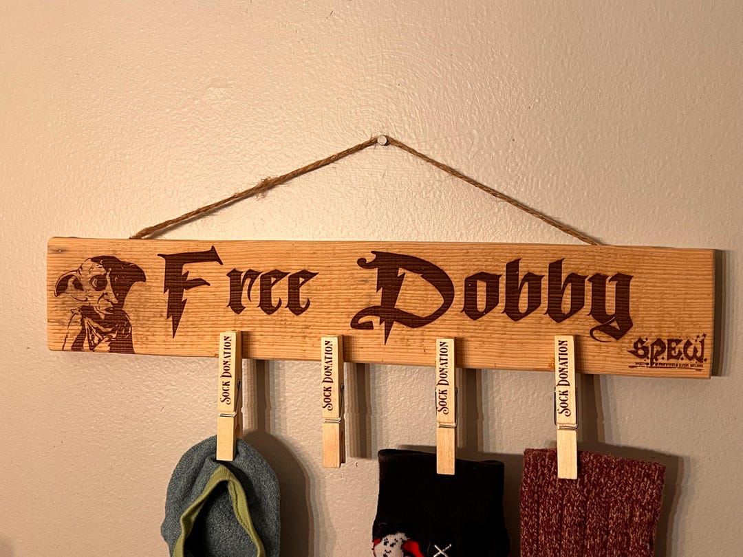 Free Dobby Laundry Room Sign for Lost Socks - Etsy