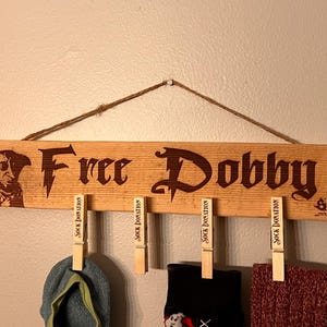 Free Dobby Sign - Etsy