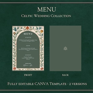 Celtic Wedding Invitation Template, Wedding Invite Templates, Wedding ...