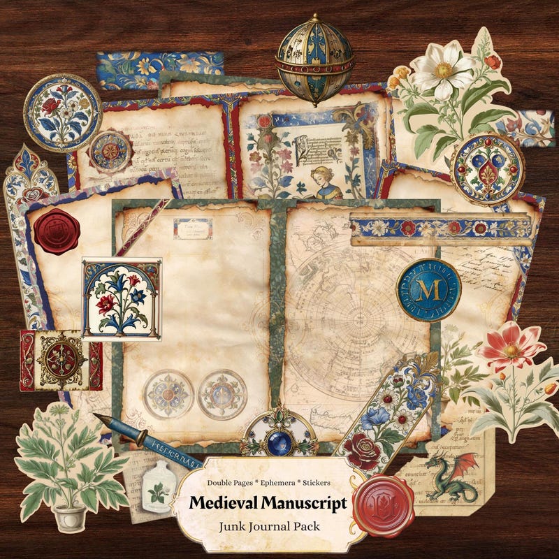 Medieval Journal - Etsy