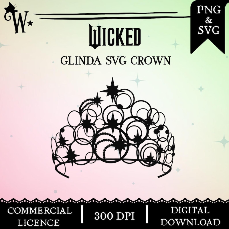 Glinda Crown Clip Art - Etsy