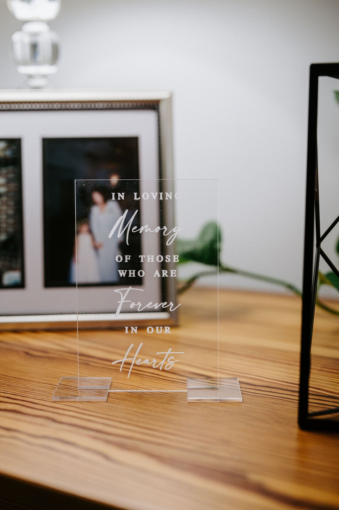 Acrylic Wedding in Memory Sign - Etsy