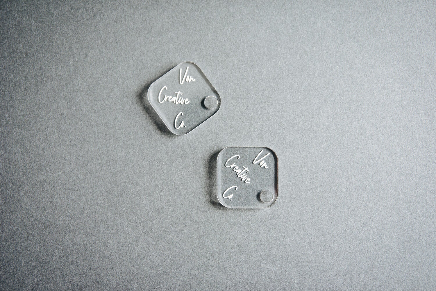 50 Acrylic Product Tags Personalized With Your Logo - Etsy UK