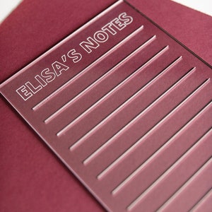 Personalized Clear Acrylic Dry Erase Memo Board - Etsy