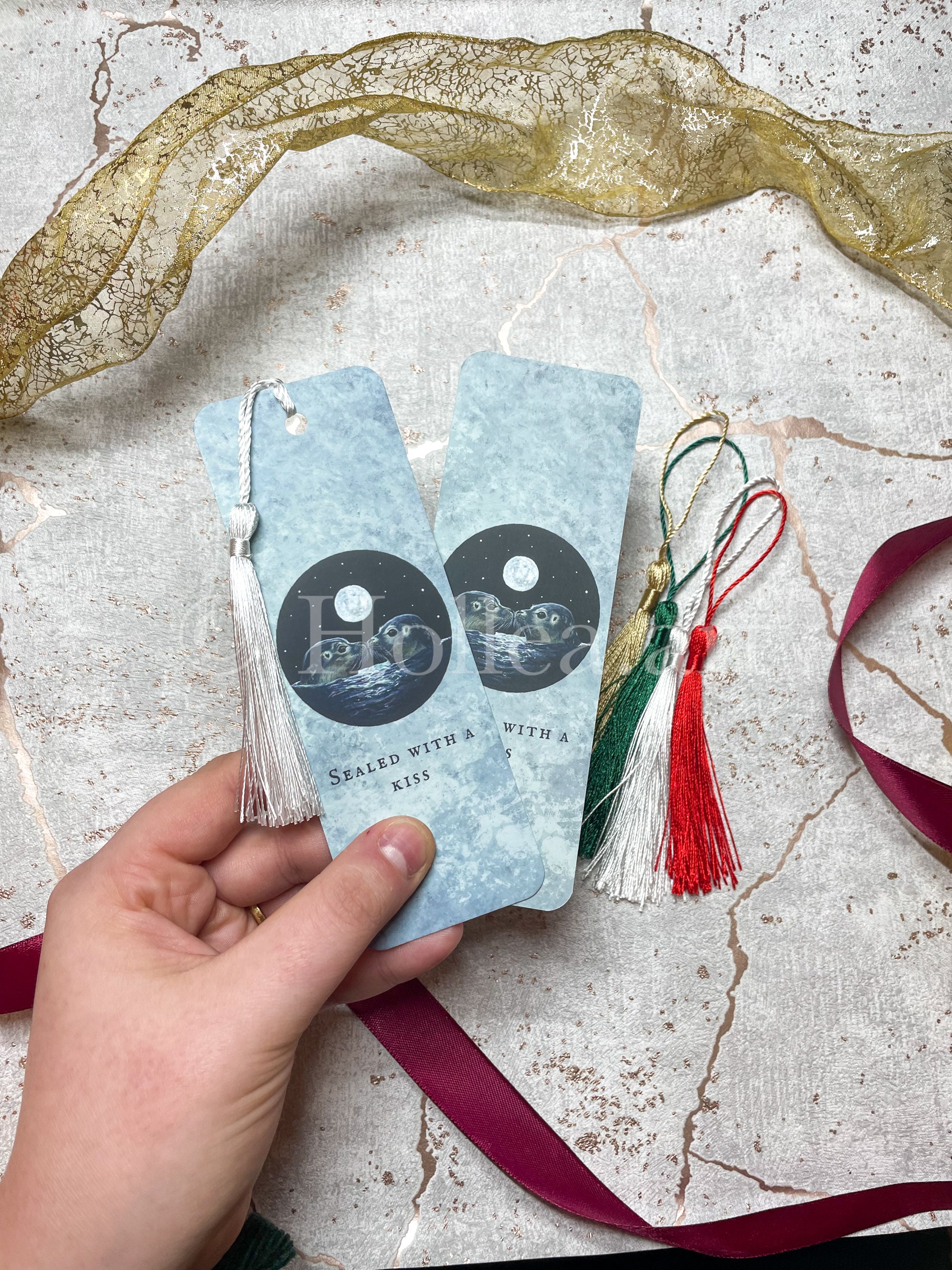 Handmade Seal Bookmark, Gift for Bookworm, Seal Lover Gift, Cute ...