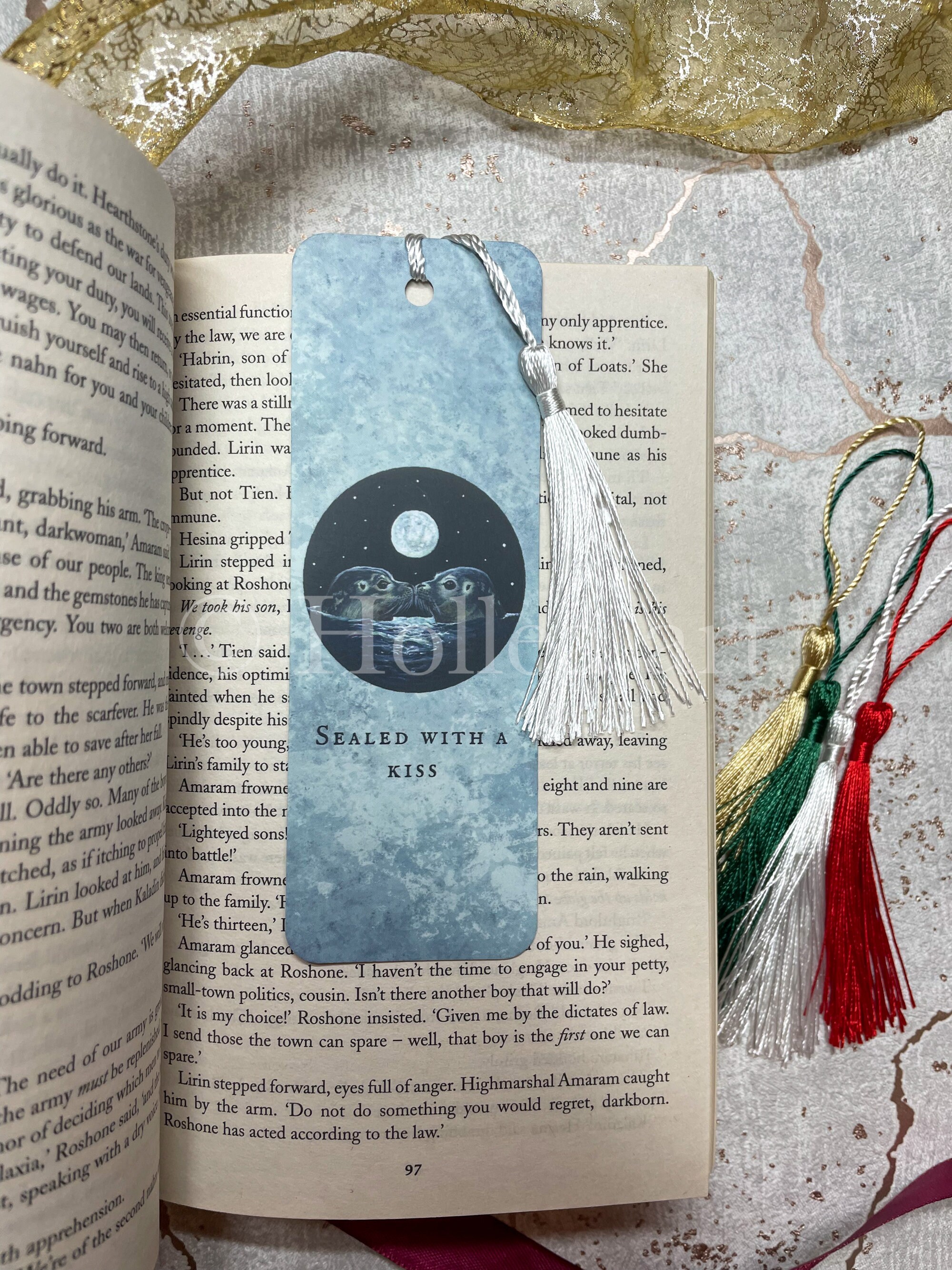 Handmade Seal Bookmark, Gift for Bookworm, Seal Lover Gift, Cute ...