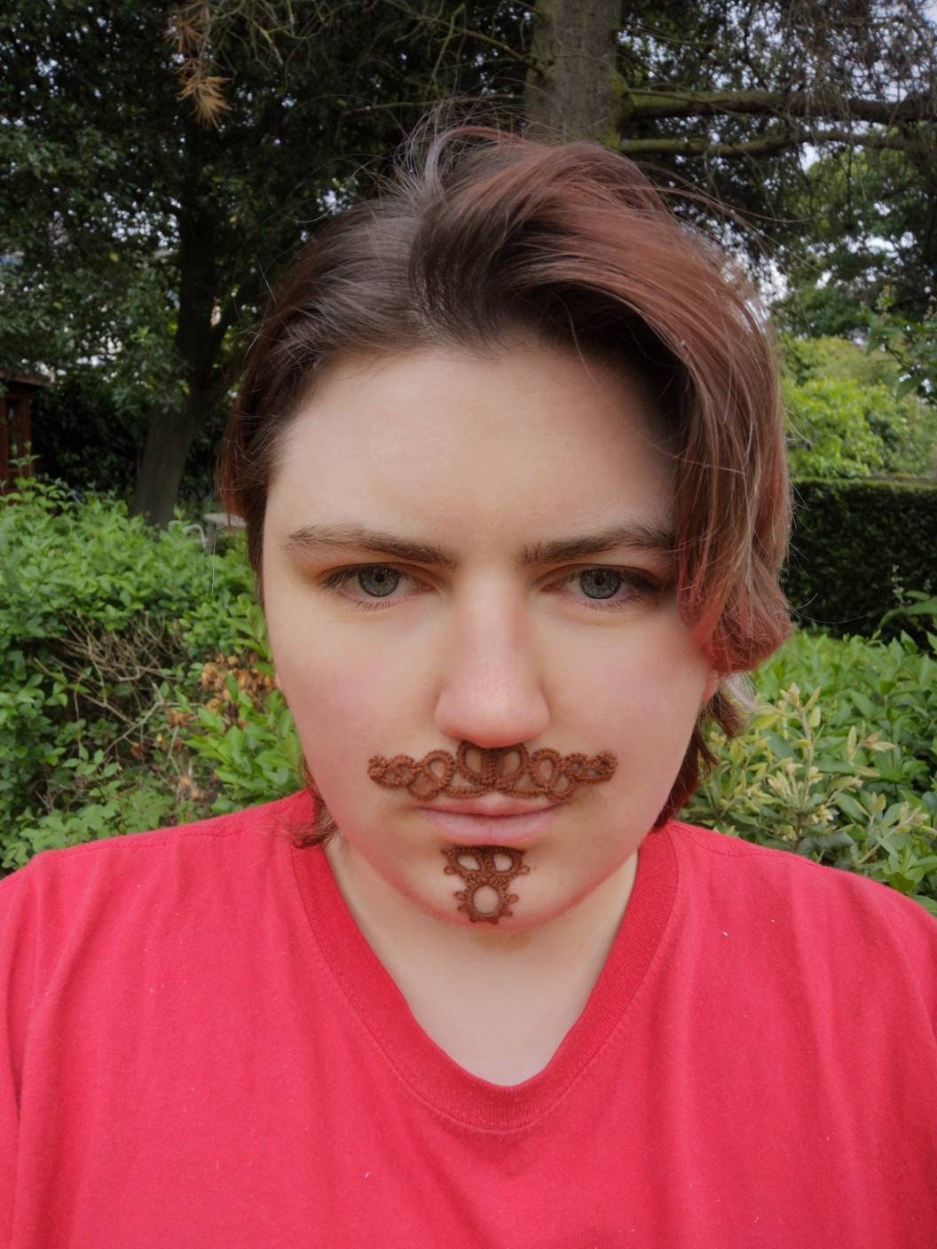 Needle Tatted Small Goatee and Moustache Set - Steampunk, Drag Beard ...