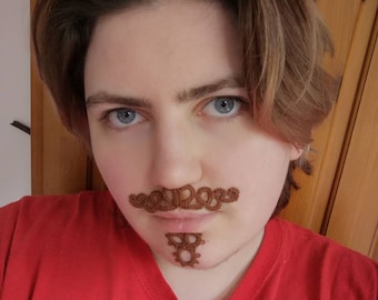 Red Goatee Cosplay - Etsy