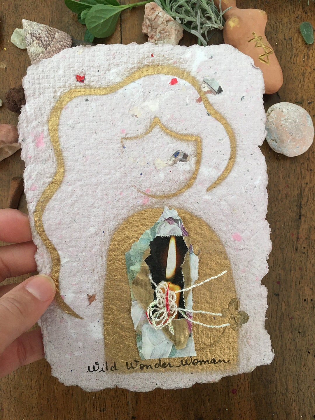 The One That Burns From the Inside homemade Paper, Spray, Collage ...