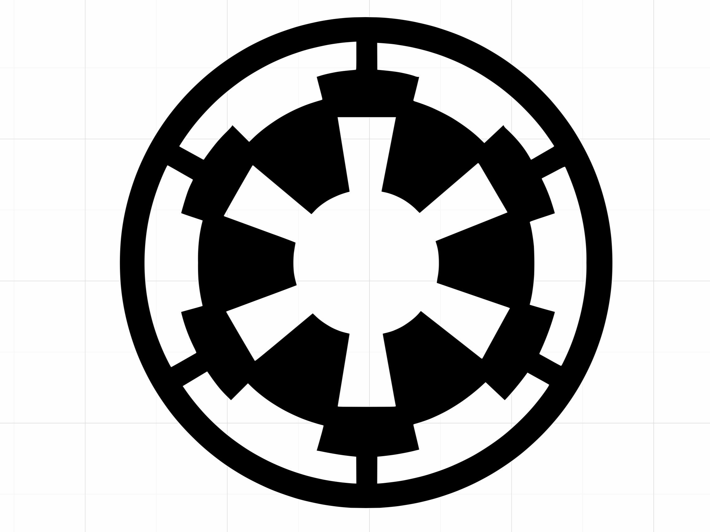Imperial Vinyl Logo Car Window Decal Star Wars - Etsy