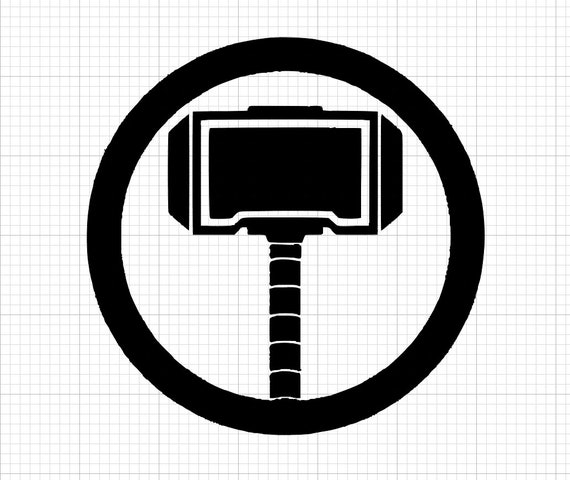 Thor Avengers Car Window Decal Sticker | Etsy