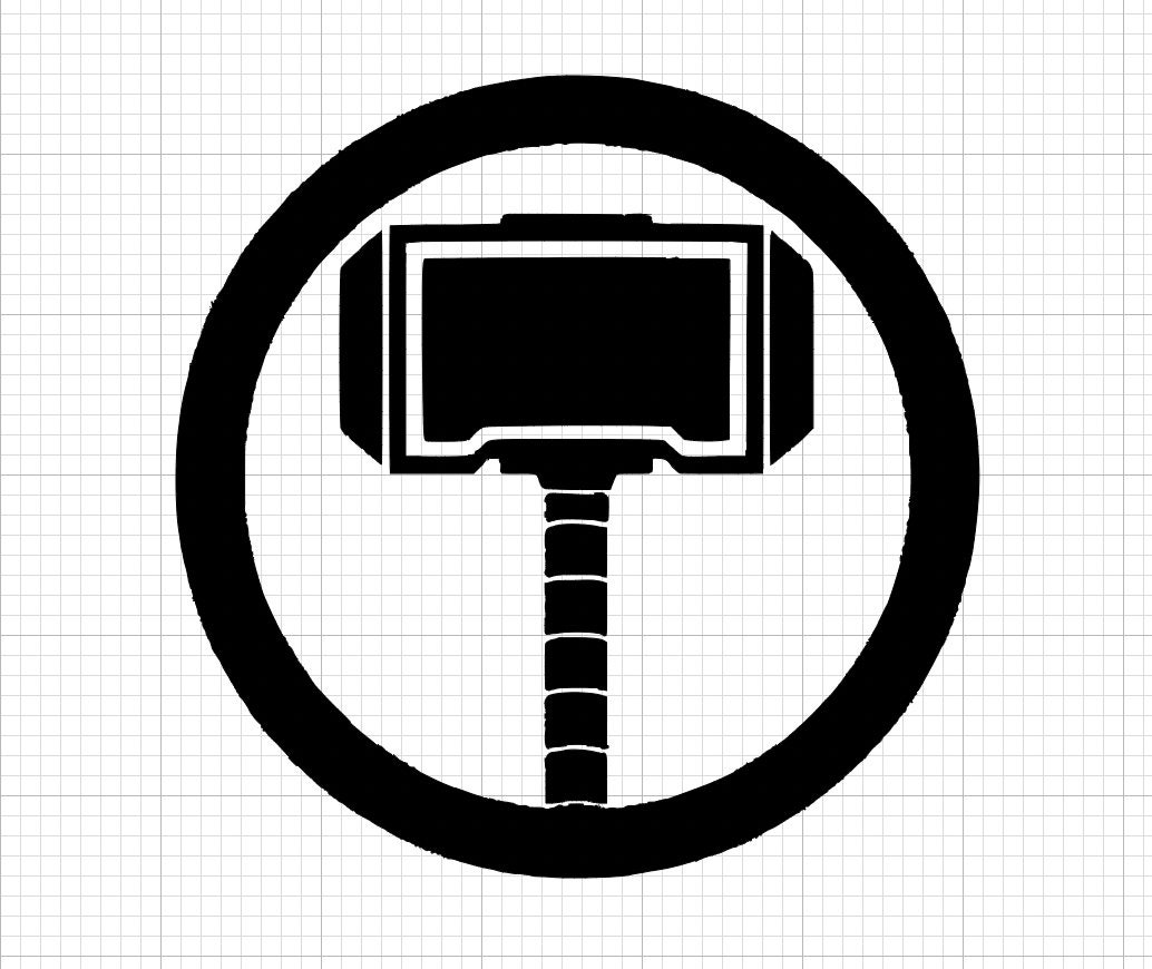 Thor Avengers Car Window Decal Sticker - Etsy