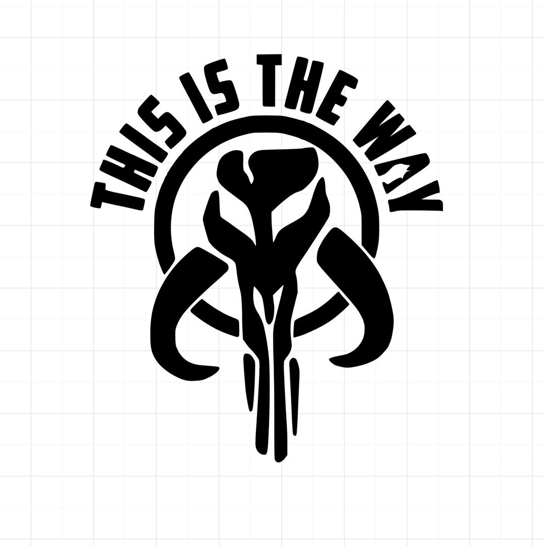 Mandalorian This is the Way Vinyl Decal Car Window Sticker Star Wars - Etsy