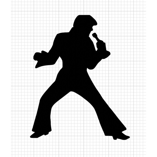 Elvis Car Window Sticker - Etsy